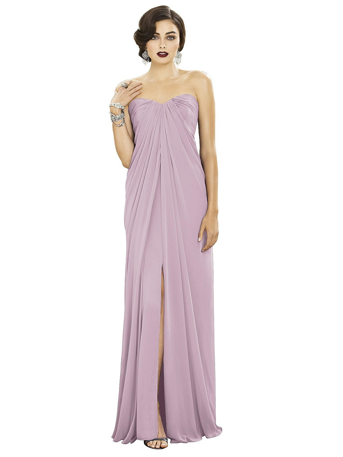 Dessy Collection Style 2879 In Suede Rose | The Dessy Group