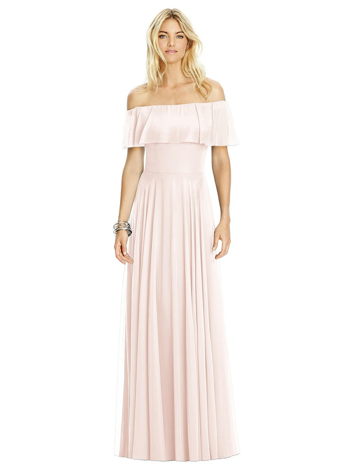 After Six Bridesmaid Dress 6763 In Blush | The Dessy Group
