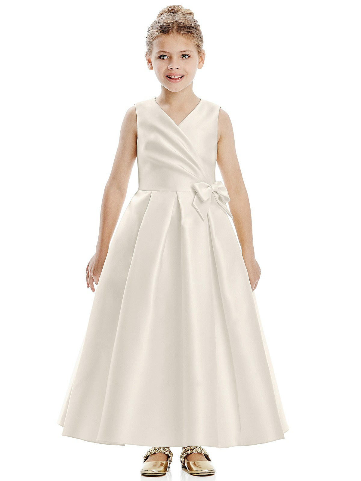 Flower Girl Dress Fl4066 In Ivory | The Dessy Group