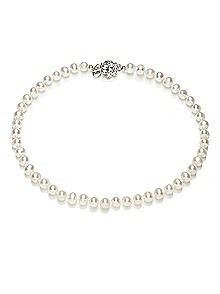 Flower Girl Necklace - My First Pearls | The Dessy Group