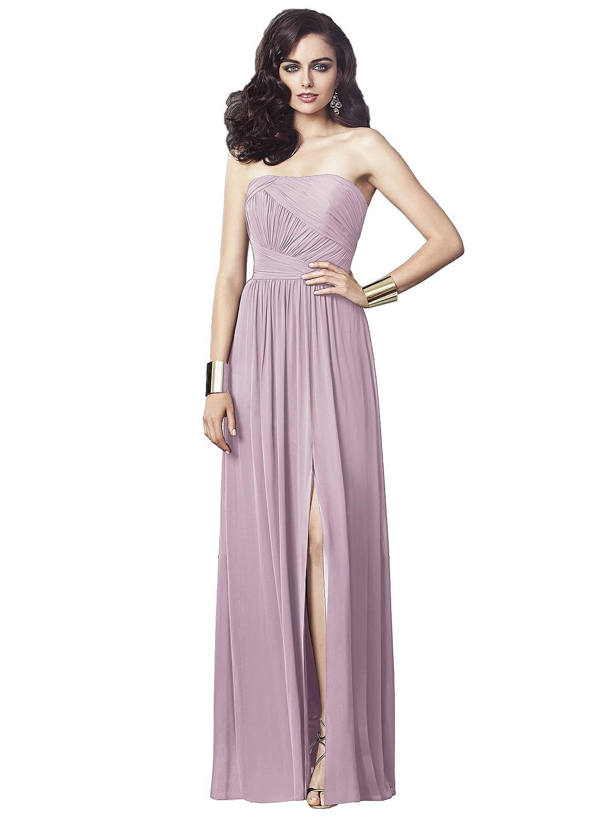 Dessy Collection Style 2910 In Suede Rose | The Dessy Group