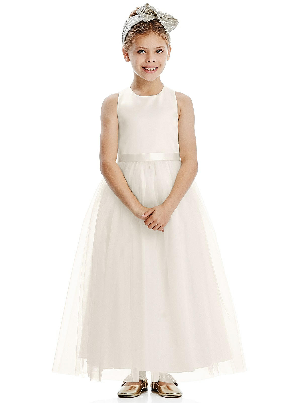 Flower Girl Dress Fl4067 In Ivory | The Dessy Group