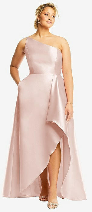 Blush Maxi Bridesmaid Dresses