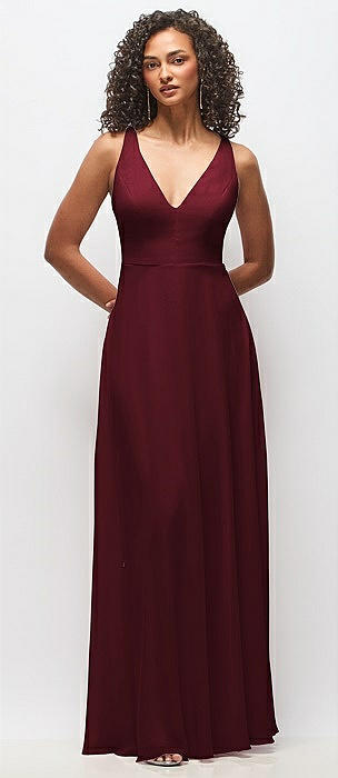 Cabernet Wine-Colored Bridesmaid Dresses | The Dessy Group