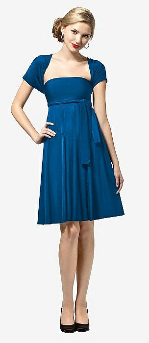 Cerulean Blue Bridesmaid Dress