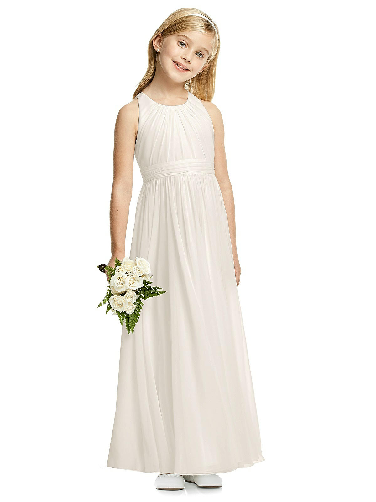 Flower Girl Dress Fl4054 In Ivory | The Dessy Group