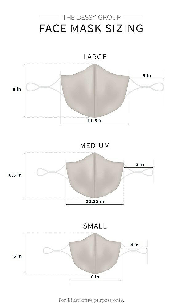 Rococo Lace Reusable Face Mask In Oyster | The Dessy Group