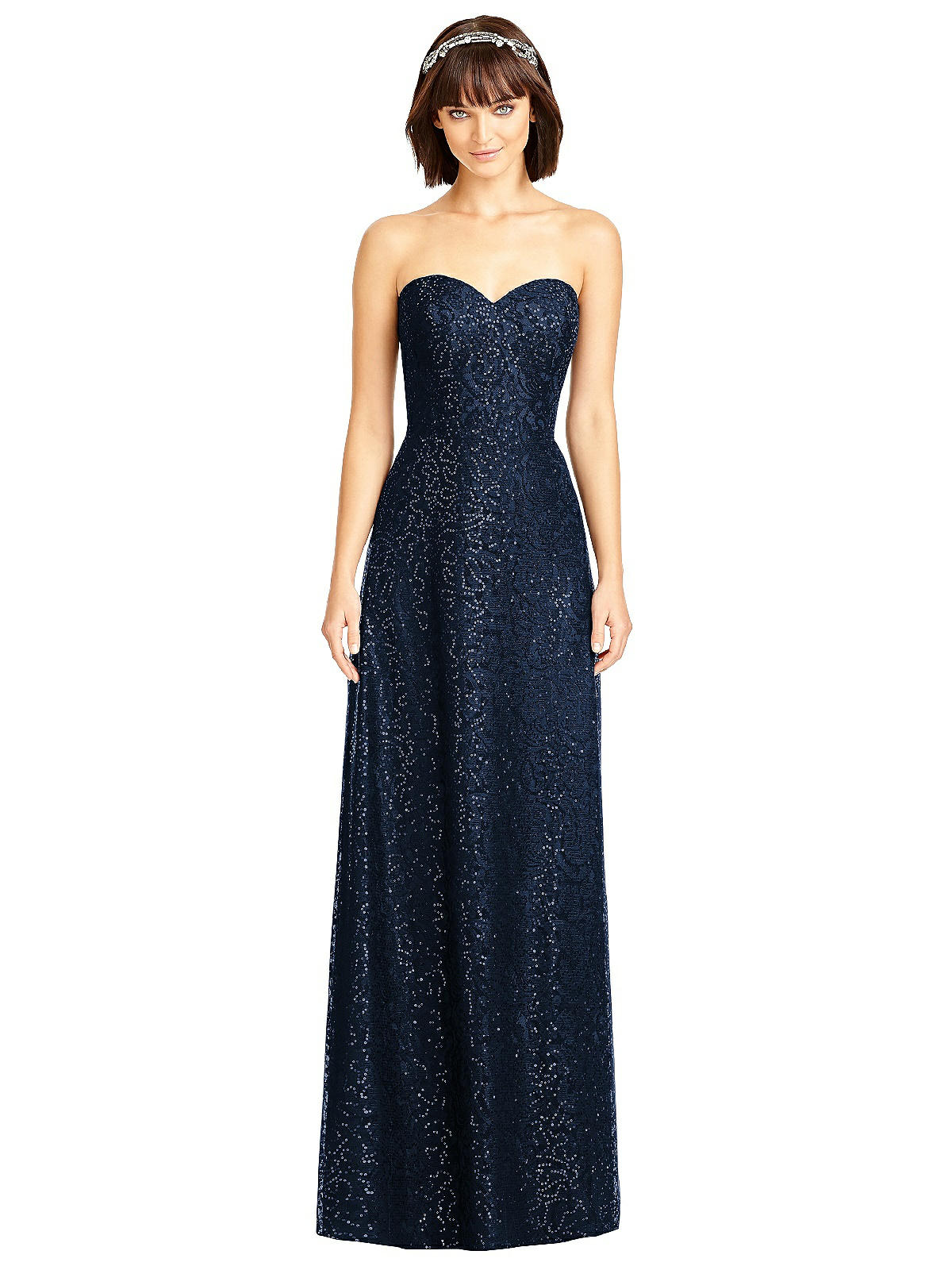 Dessy Collection Style 2966 In Midnight Navy | The Dessy Group