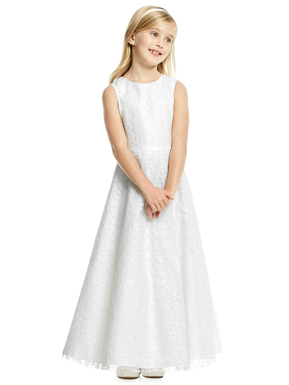 Flower Girl Dress Fl4056 In Ivory | The Dessy Group