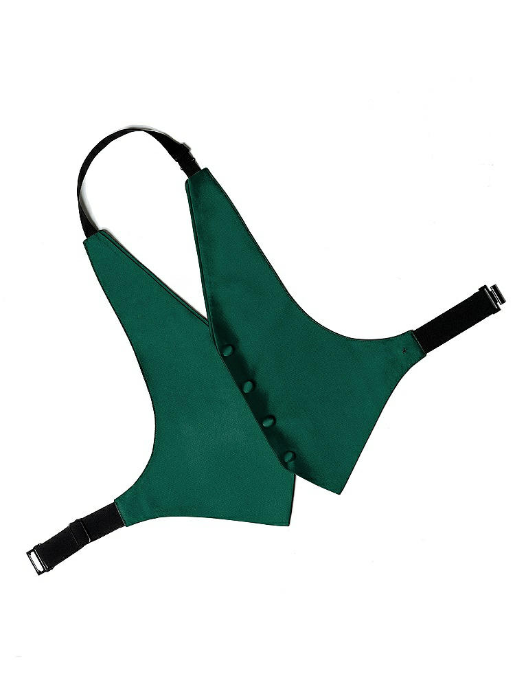 Yarn-dyed Boy's Backless Vest By After Six In Hunter Green | The Dessy ...
