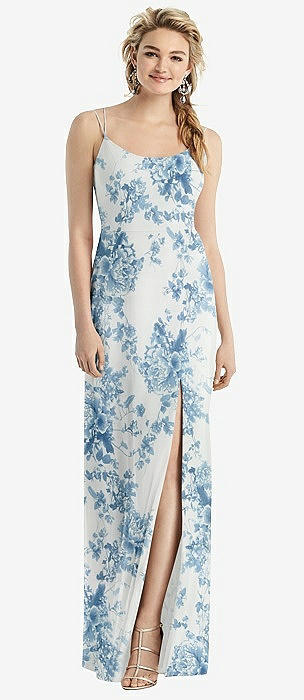 Cottage Rose Dusk Blue Bridesmaid Dresses