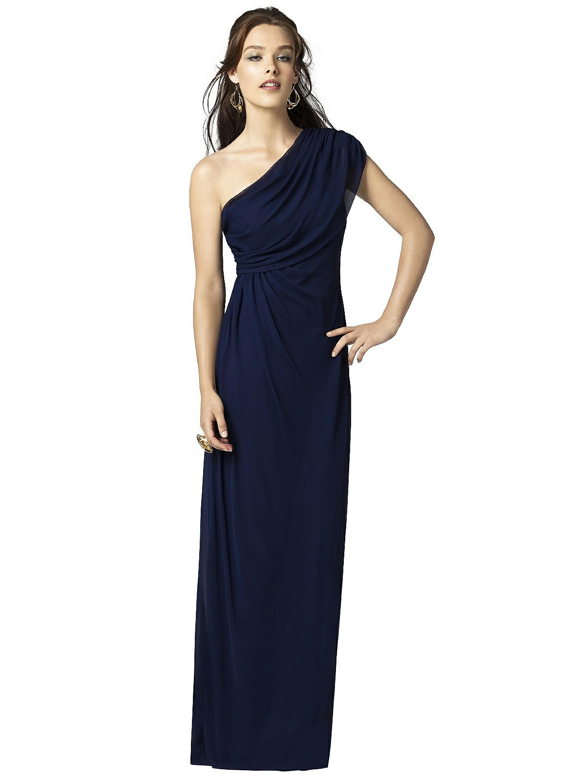 Dessy Collection Style 2858 In Midnight Navy | The Dessy Group