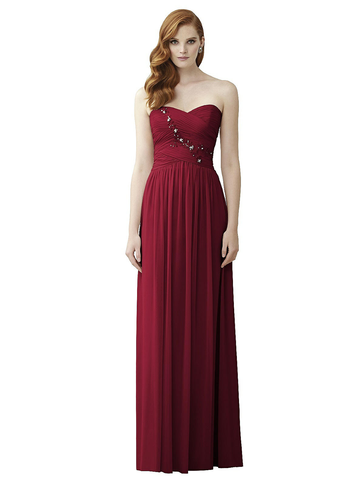 Dessy Collection Style 2961 In Burgundy | The Dessy Group