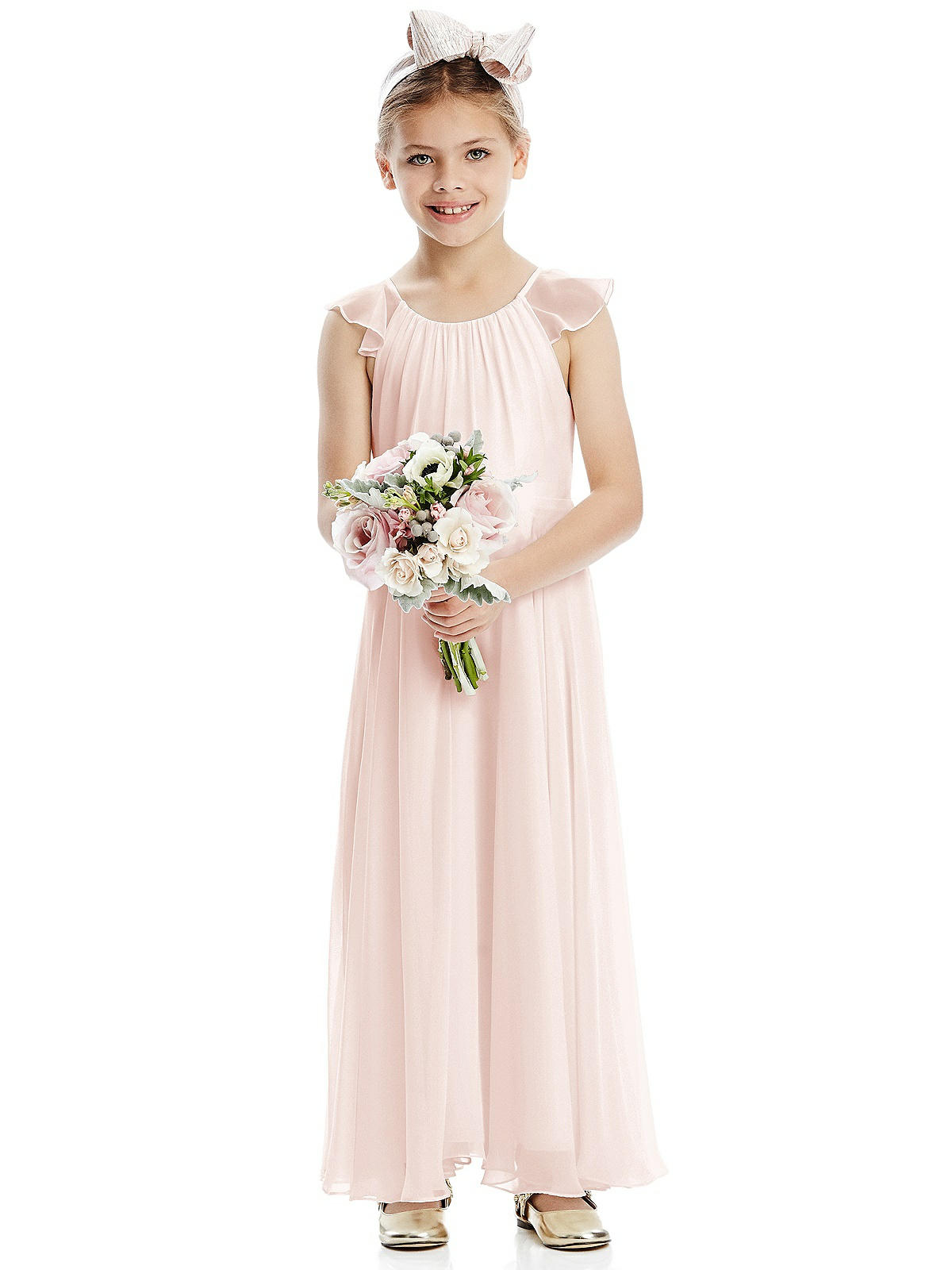 Flower Girl Dress Fl4070 In Blush | The Dessy Group