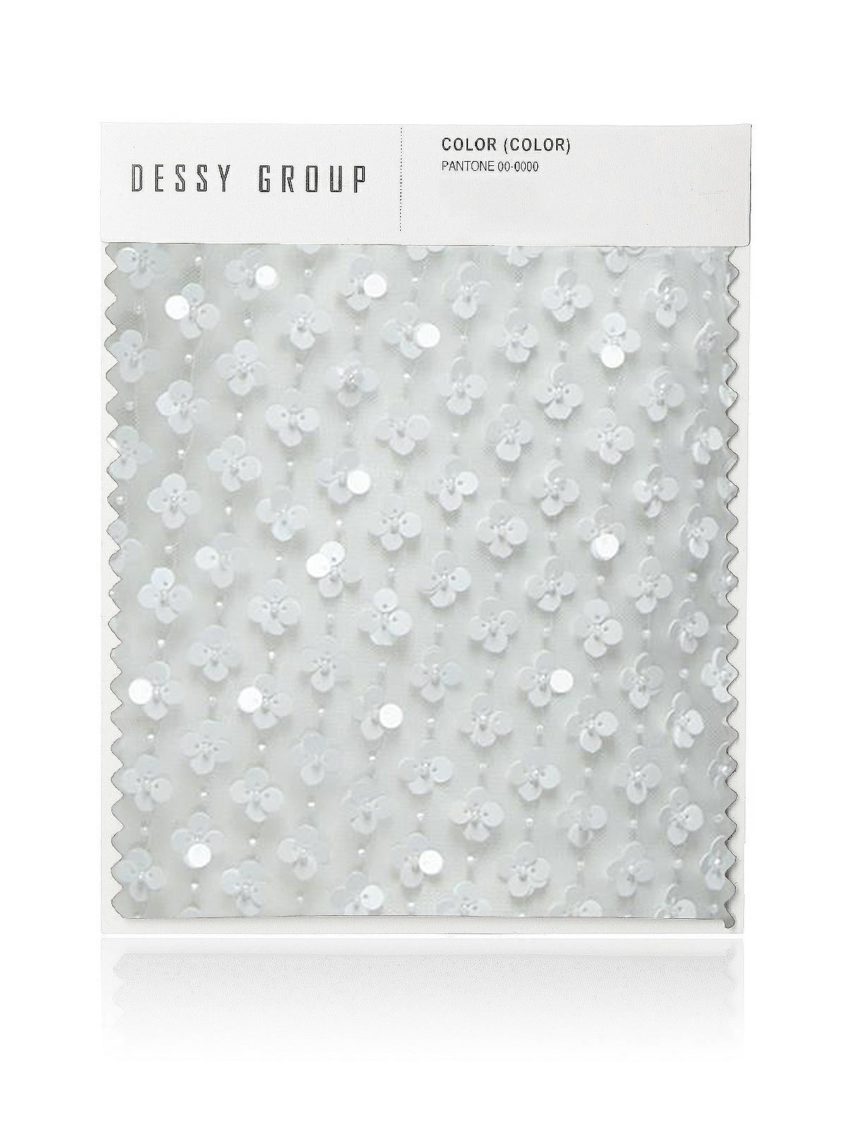 Floret Pearl Sequin Swatch In Pearl | The Dessy Group
