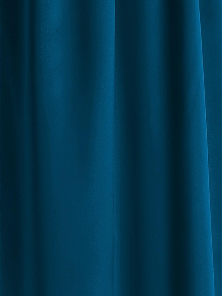 Matte Satin Fabric By The Yard In Ocean Blue | The Dessy Group
