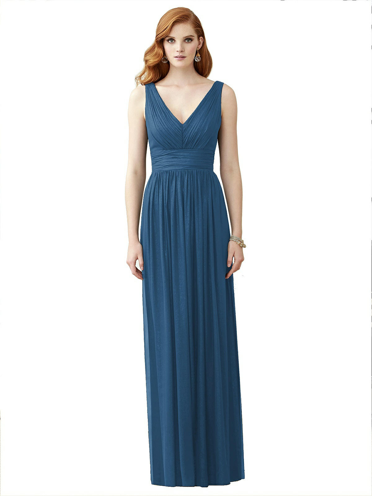 Dessy Collection Style 2955 In Dusk Blue | The Dessy Group