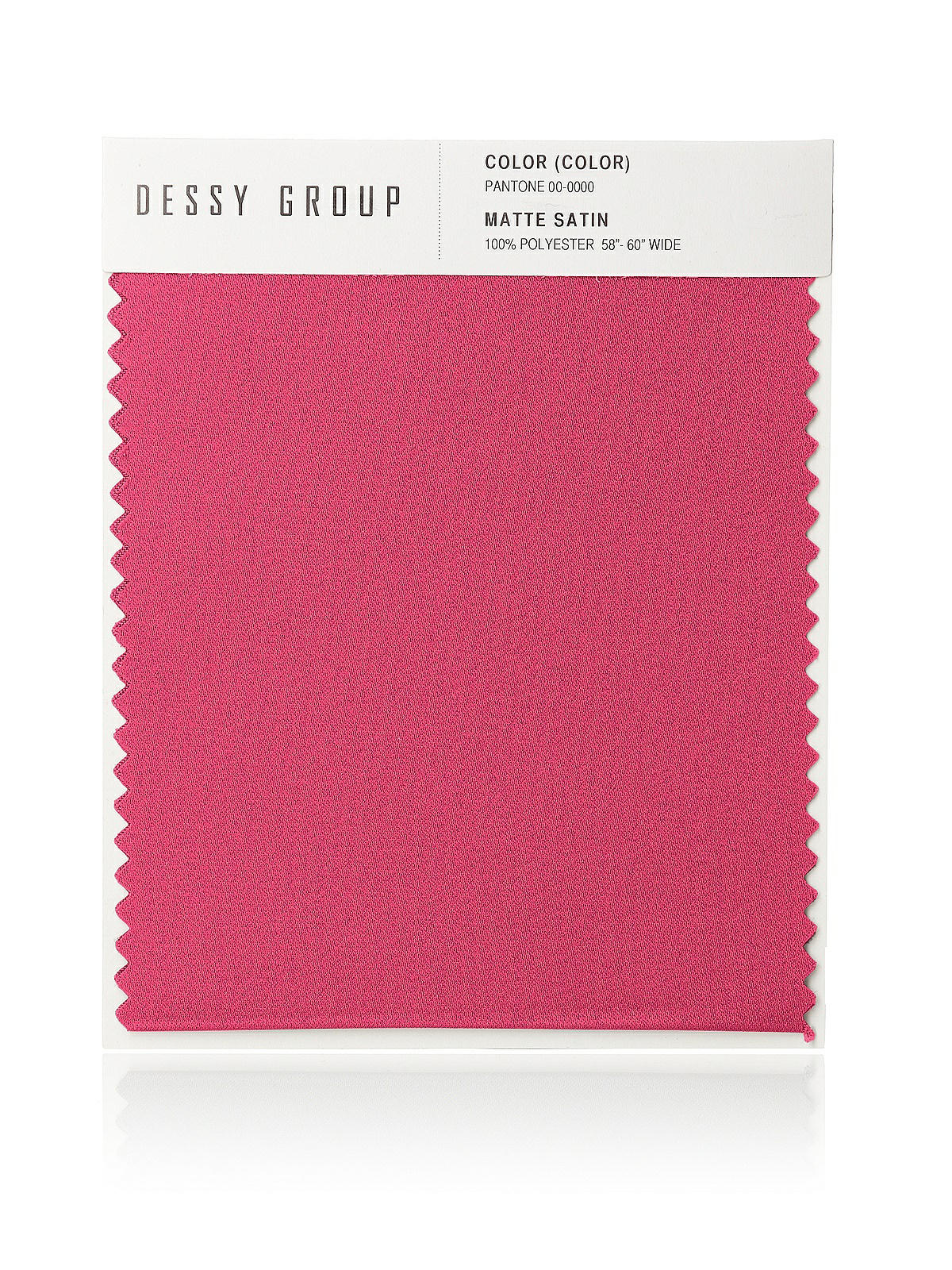 Matte Satin Fabric Swatch In Pantone Honeysuckle | The Dessy Group