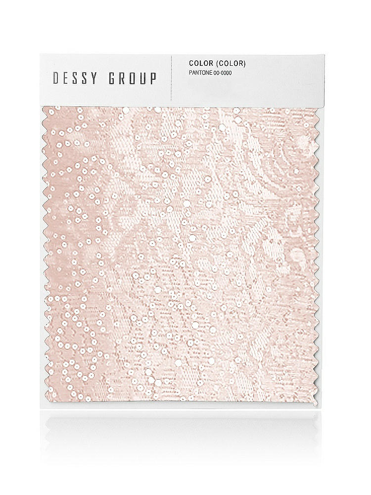 Sequin Lace Swatch In Blush | The Dessy Group