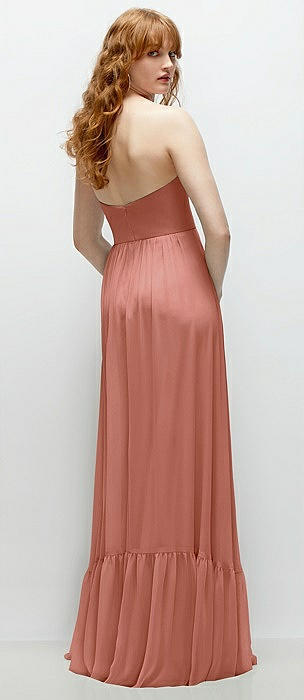 Dessy Desert Rose Bridesmaid Dresses