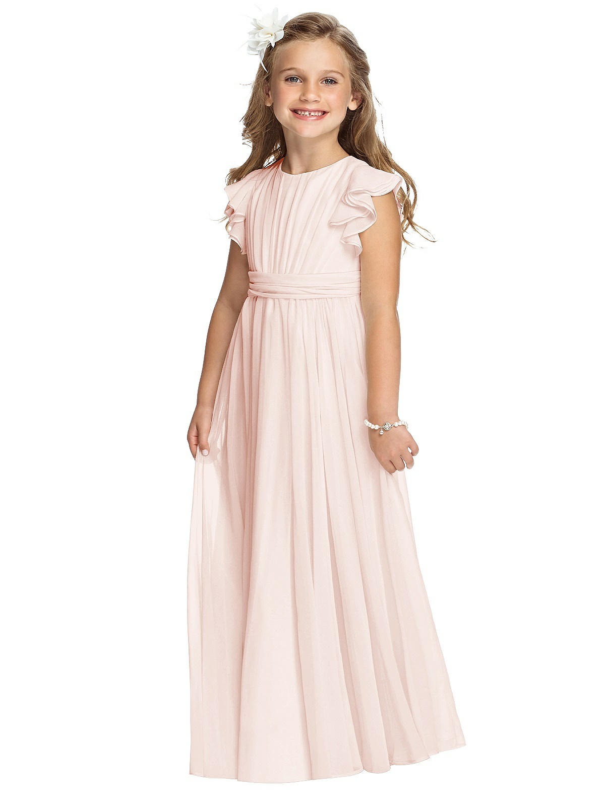 Flower Girl Dress Fl4038 In Blush | The Dessy Group