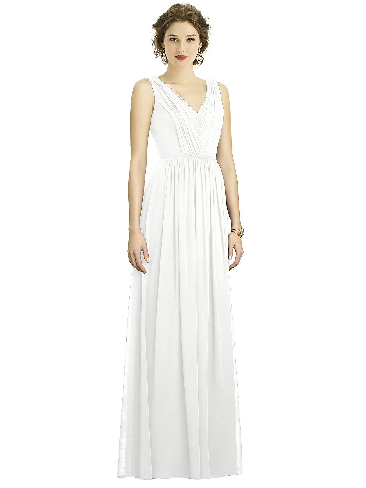 Dessy Bridesmaid Dress 3005 In White | The Dessy Group