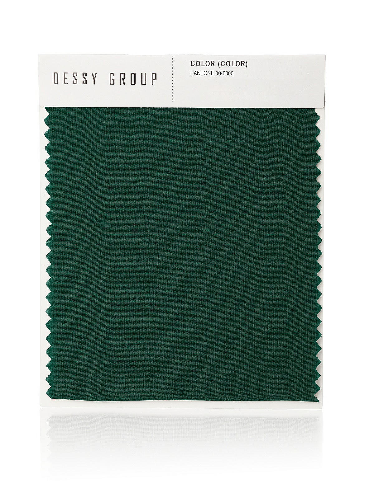 Sheer Crepe Swatch In Hunter Green | The Dessy Group