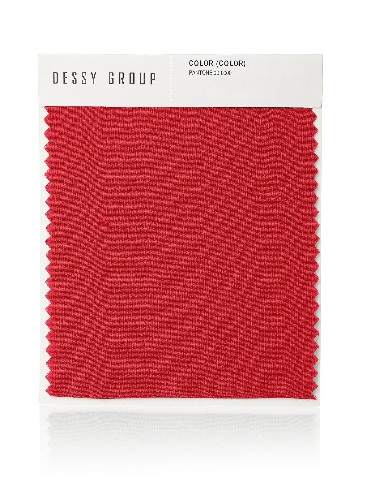 Sheer Crepe Swatch In Parisian Red | The Dessy Group