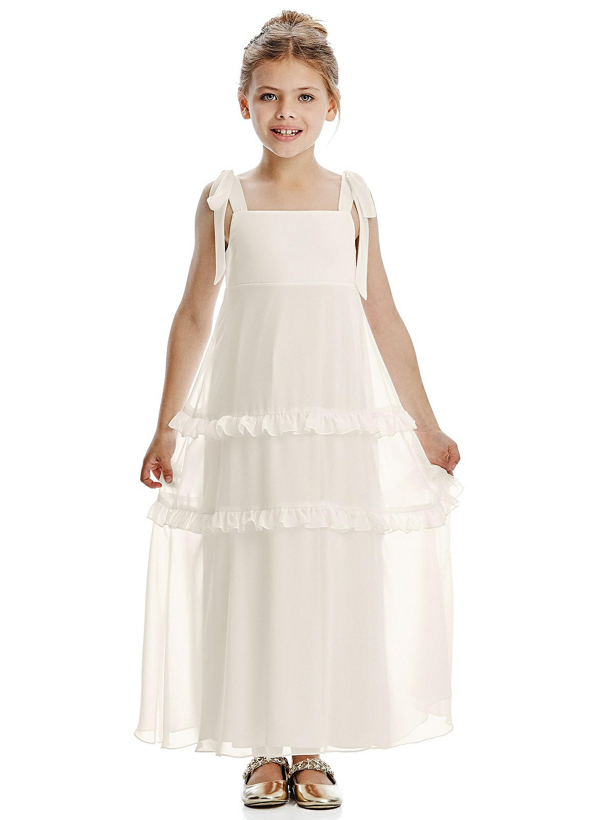 Flower Girl Dress Fl4071 In Ivory | The Dessy Group