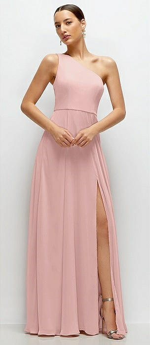 Rose One Shoulder Bridesmaid Dresses Rose One Shoulder Bridesmaid Dresses