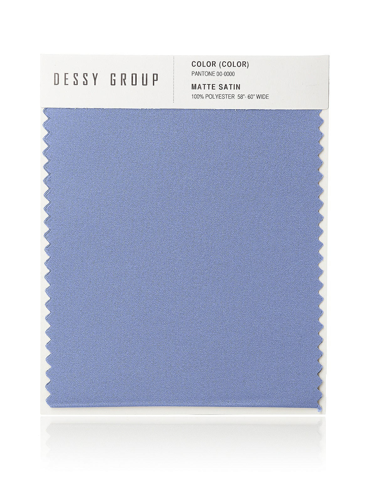 Matte Satin Fabric Swatch In Periwinkle - Pantone Serenity | The Dessy ...