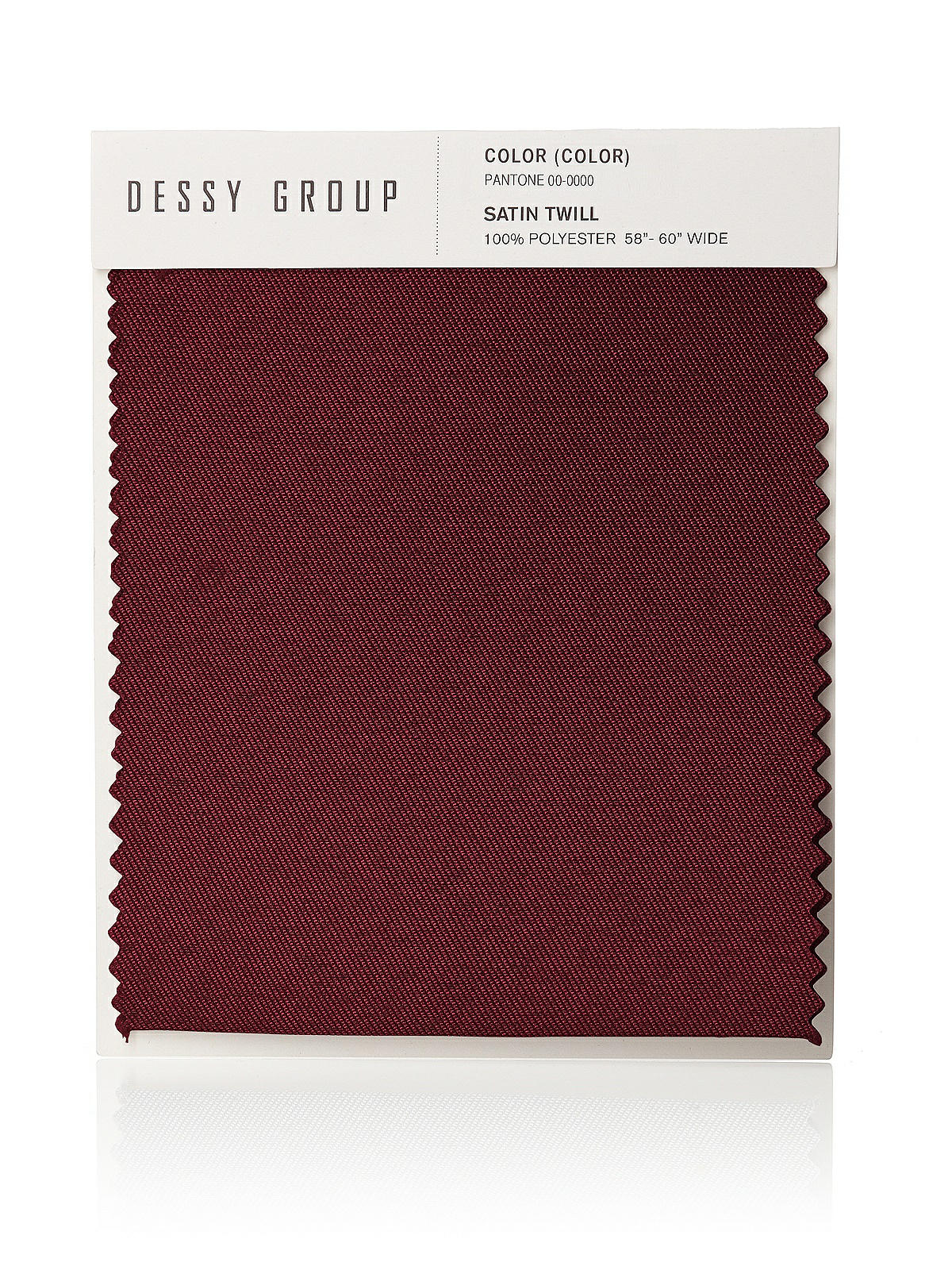 Satin Twill Swatch In Cabernet | The Dessy Group