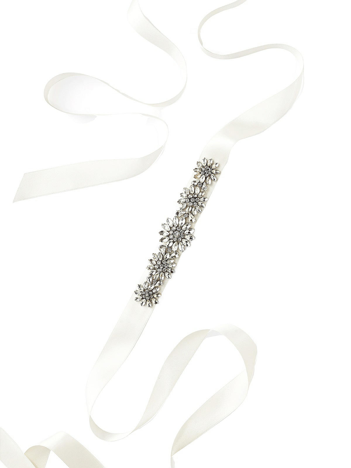 Taylor Sash In Ivory | The Dessy Group