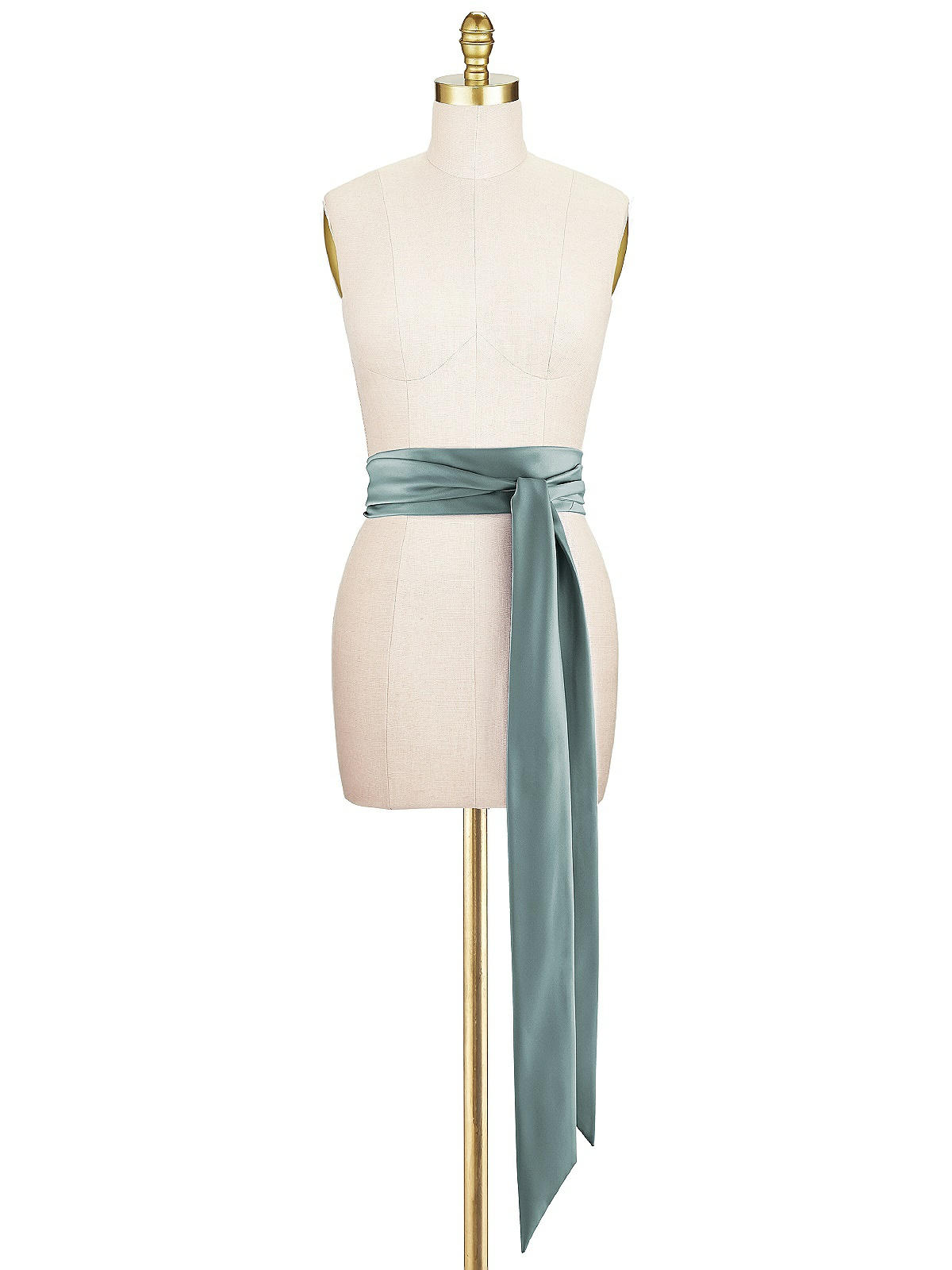 Matte Satin Sash In Icelandic | The Dessy Group