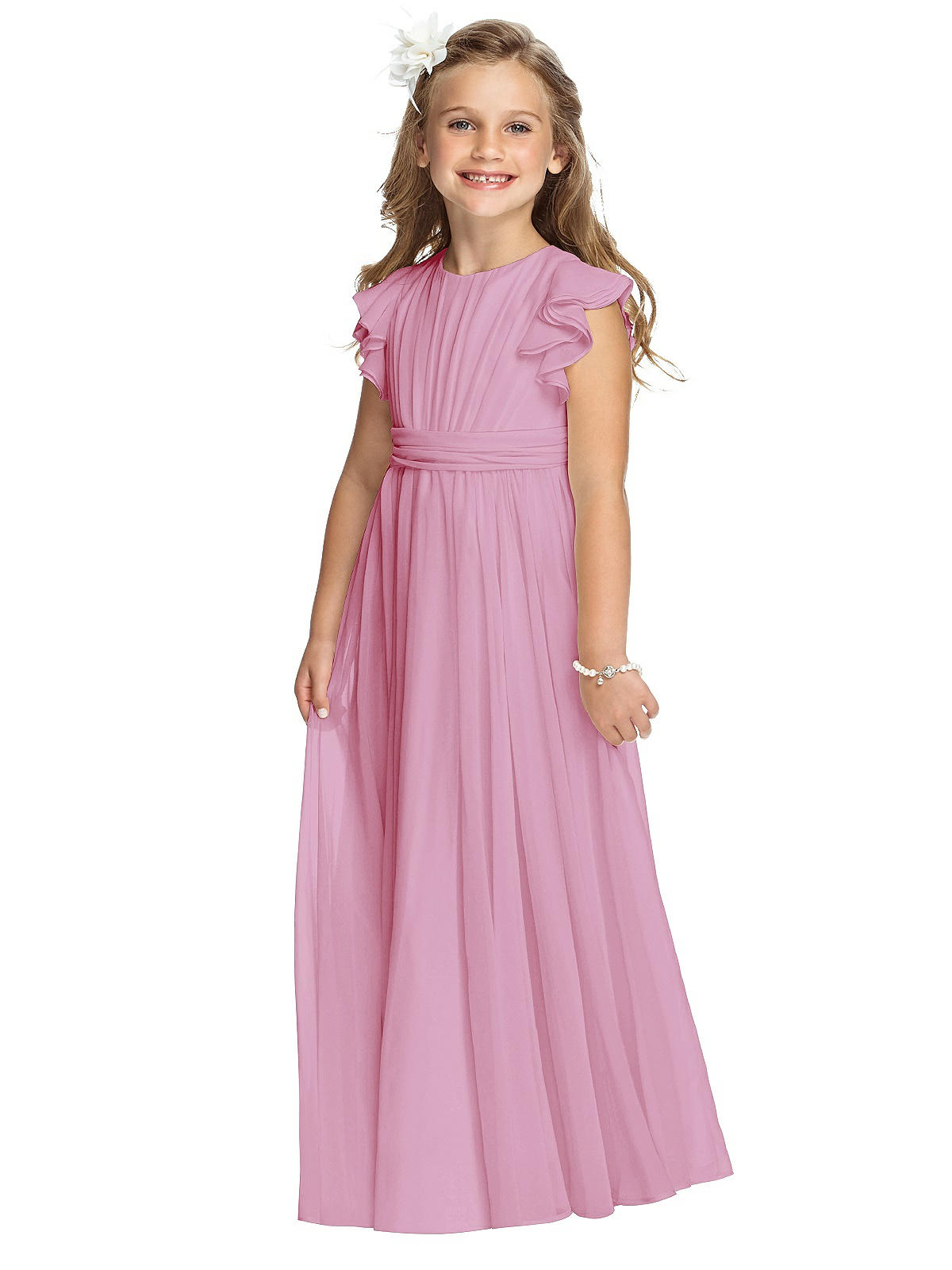 Flower Girl Dress Fl4038 In Powder Pink | The Dessy Group